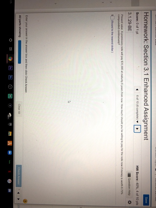 Solved Homework Section 3 1 Enhanced Assignment Save Score