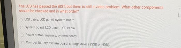 Solved When should you use RTC Reset? To recover from No | Chegg.com
