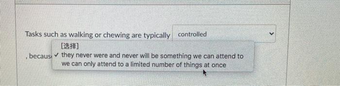 Solved Tasks such as walking or chewing are typically | Chegg.com