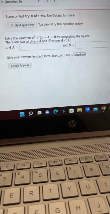 Solved You can retry this question below Solve the equation | Chegg.com