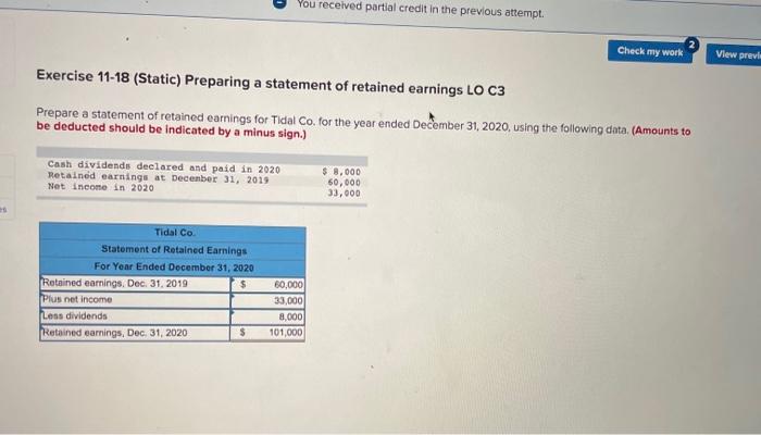 Solved You received partial credit in the previous attempt. | Chegg.com
