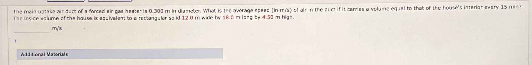 Solved The inside volume of the house is equivalent to a | Chegg.com