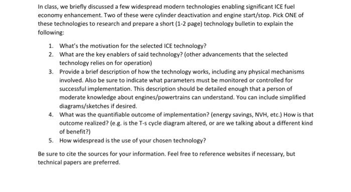 In class, we briefly discussed a few widespread | Chegg.com
