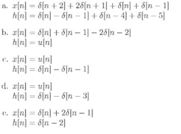 Solved 4 - ﻿Calculate the convolution between x[n] ﻿and h[n] | Chegg.com