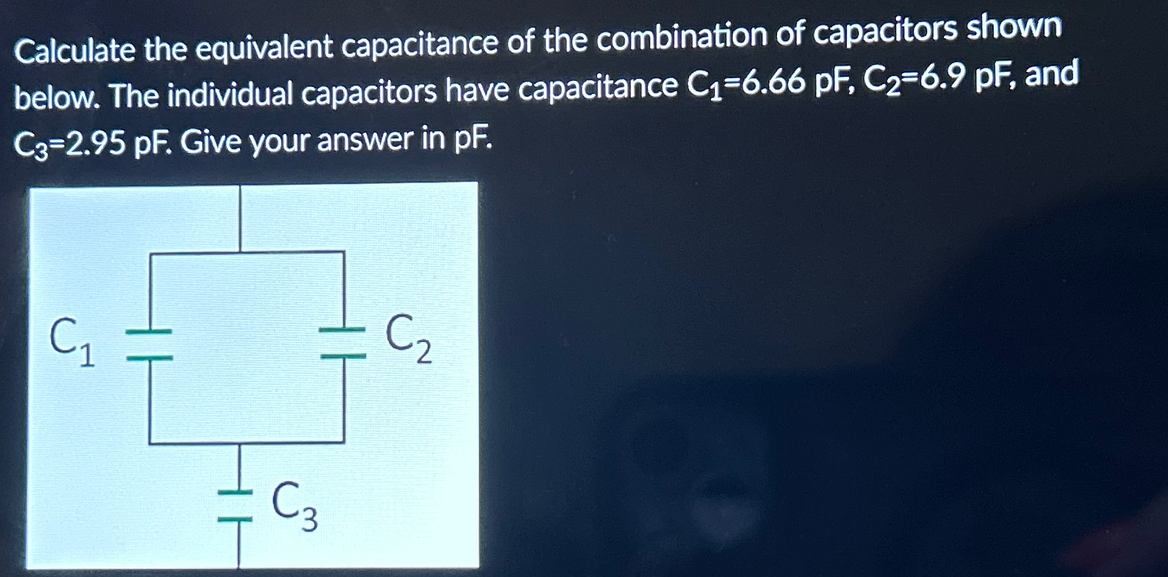 Solved Calculate the equivalent capacitance of the | Chegg.com