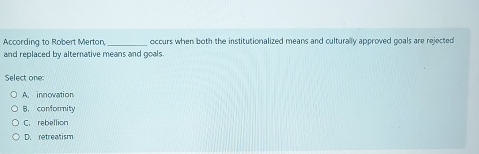 Solved According to Robert Merton occurs when both the | Chegg.com