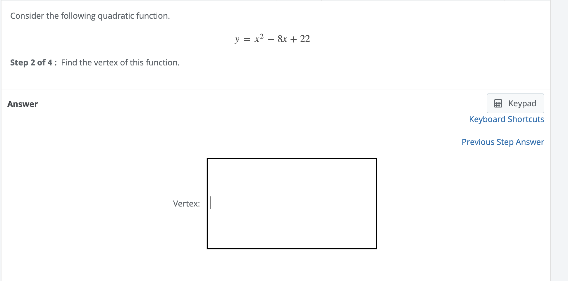 Solved Consider the following quadratic | Chegg.com