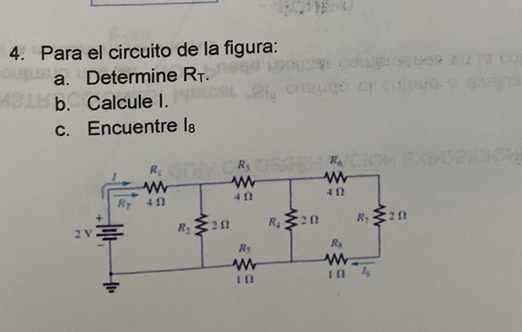 Solved Para el circuito de la figura:a. ﻿Determine RT.b. | Chegg.com