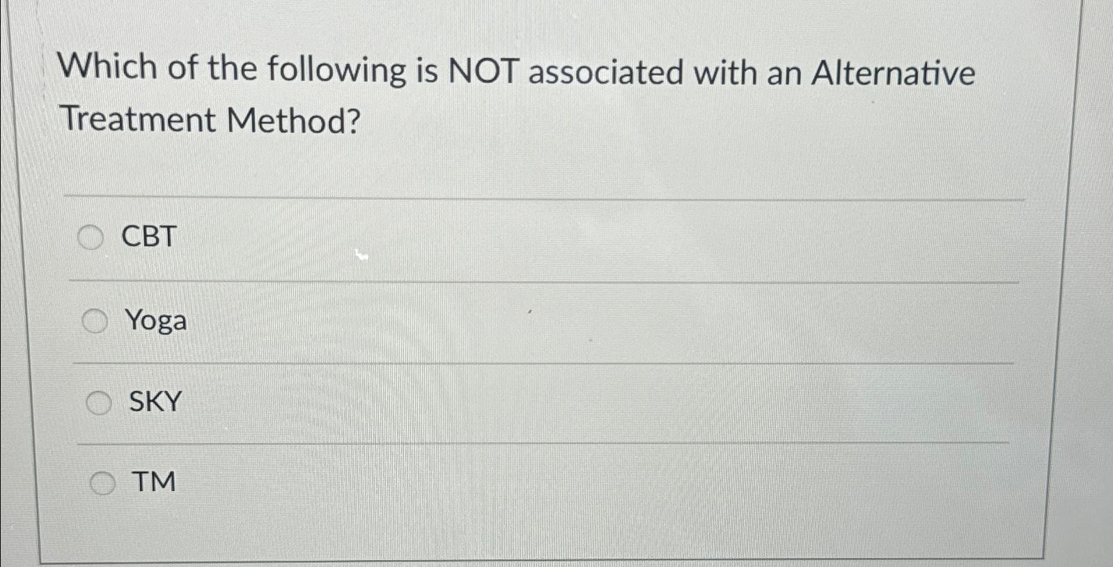 Solved Which of the following is NOT associated with an | Chegg.com