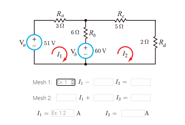 Solved Mesh 1: ,I1-,I2=Mesh 2: ,I1+1,I2=I1=,A,I2= | Chegg.com