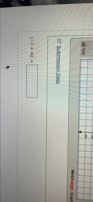 Solved -18 -20 Help WebAssign. Graph Submission Data 1-3 + | Chegg.com
