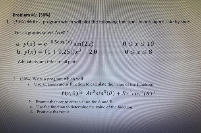 Solved Problem 1 30 V 30 Write A Program Which Will 9239