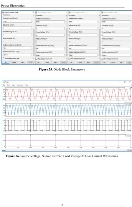 Figure 23. Full-Wave Rectifier with four Diodes | Chegg.com