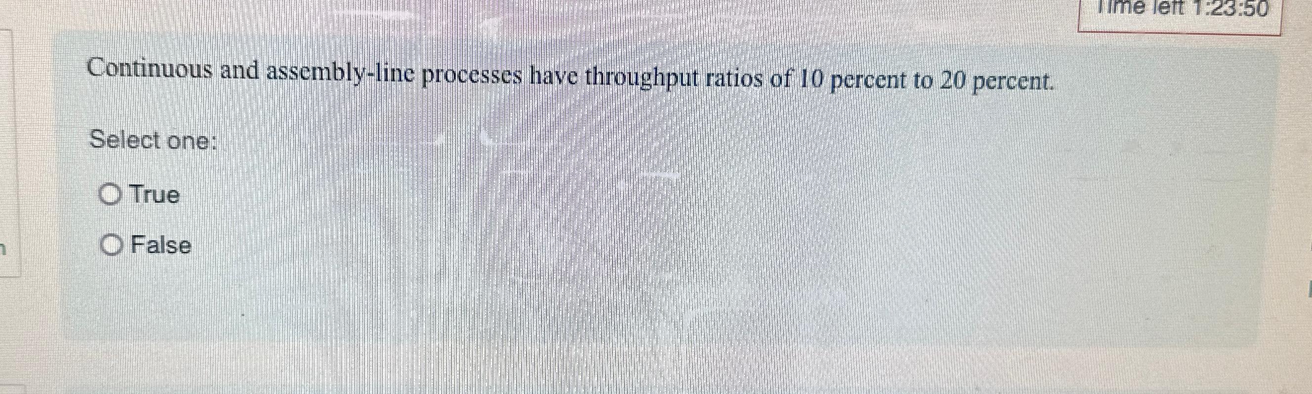 Solved Continuous and assembly-line processes have | Chegg.com