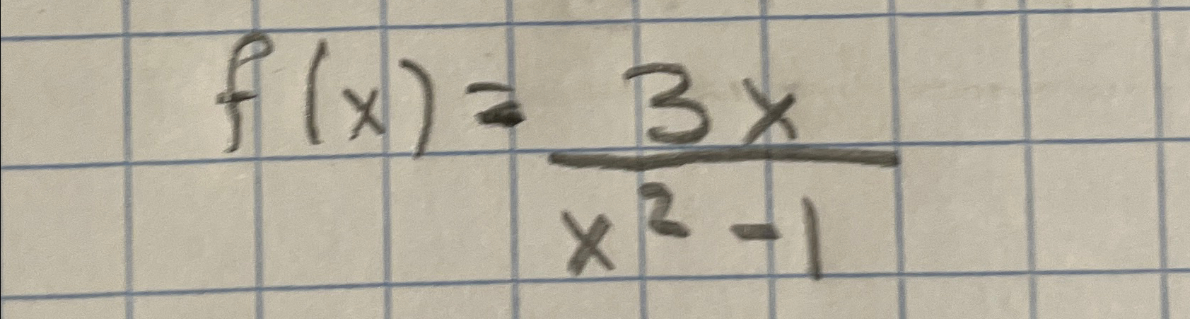 Solved Find the Slant Asymptote forf(x)=3xx2-1 | Chegg.com