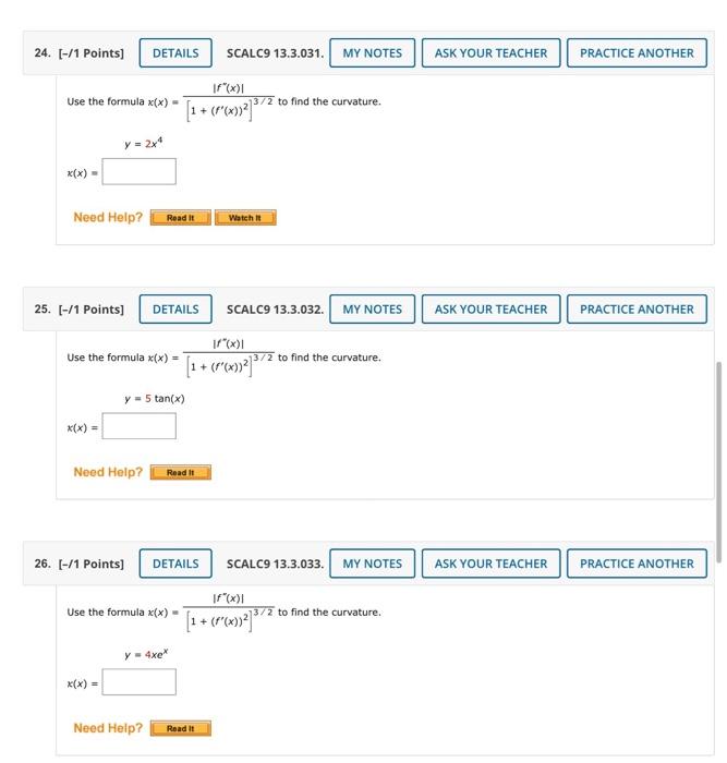Solved 24 [ 1 Points] Details Scalc9 13 3 031 My Notes