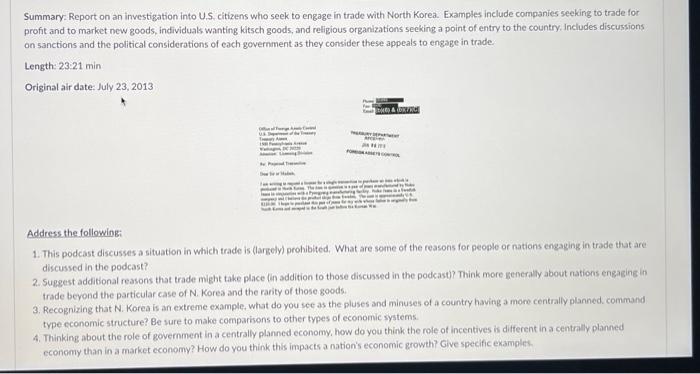 Solved Summary: Report on an investigation into U.S. | Chegg.com