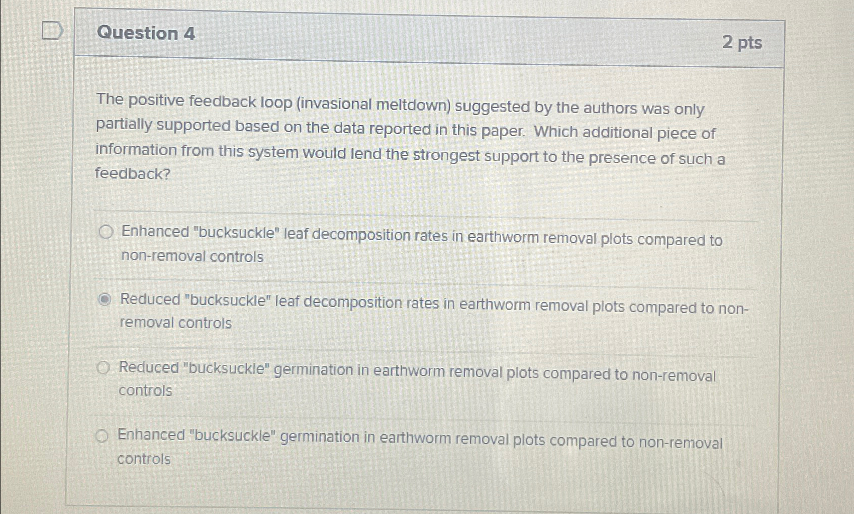 Solved Question 42 ﻿ptsThe positive feedback loop | Chegg.com