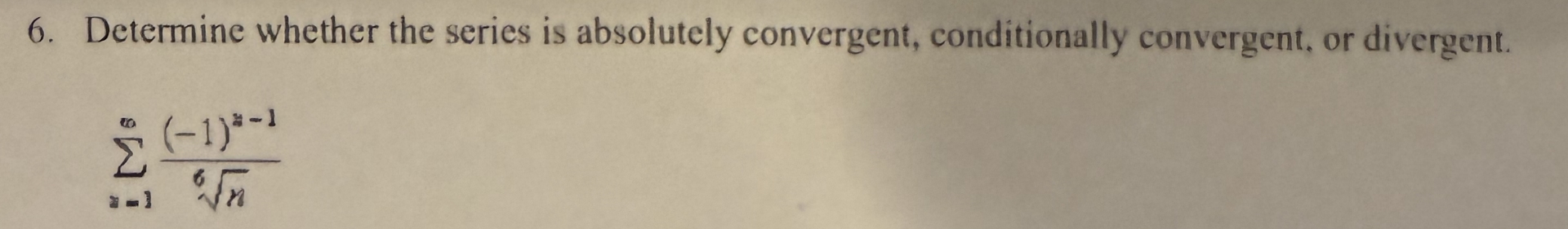 Solved by an EXPERT How to solve Determine whether the series is | Chegg.com