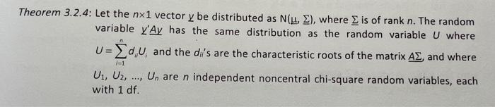 Solved Kindly prove the below theorem under Distribution of | Chegg.com