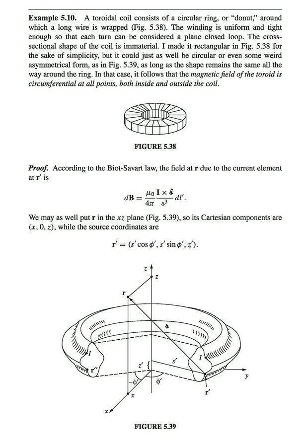 Solved Example 5.10. A toroidal coil consists of a circular | Chegg.com