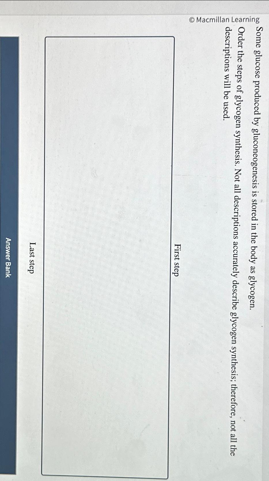 Solved some glucose produced by gluconeogenesis is stored in | Chegg.com