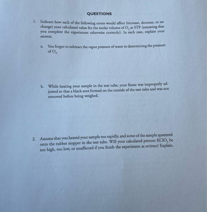 Solved CALCULATIONS Show your calculations in the space | Chegg.com