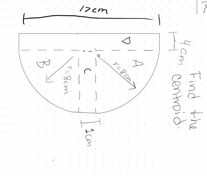 Solved Find the centroid | Chegg.com