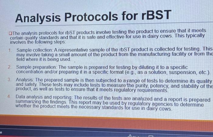 Solved q-Explain the analysis protocols ?for the topic | Chegg.com