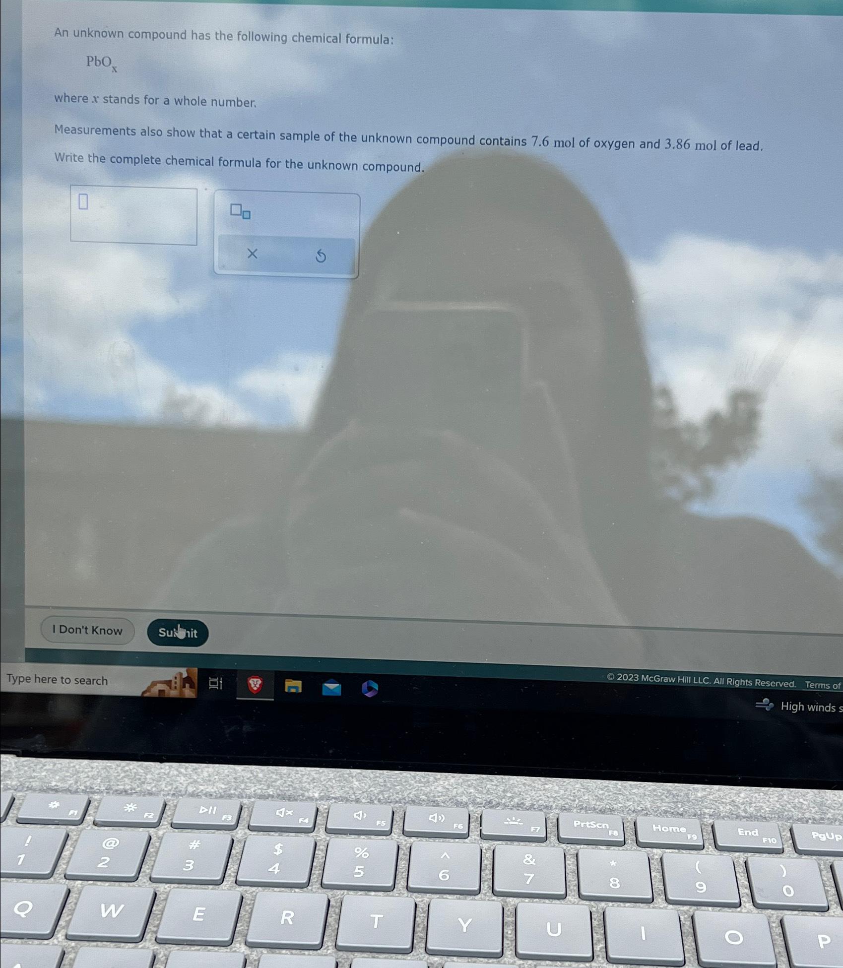 Solved An unknown compound has the following chemical | Chegg.com