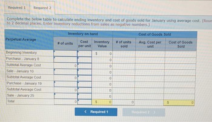 Solved Brief Exercise 8-6 (Static) Inventory cost flow | Chegg.com