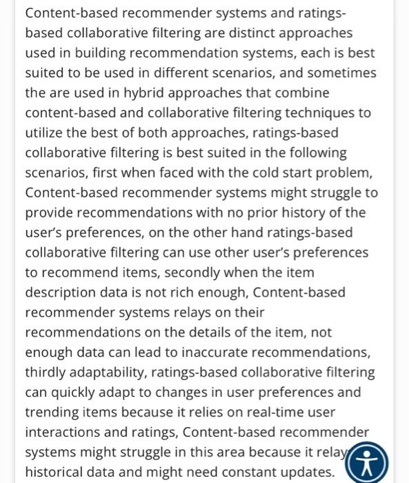 Solved QUESTION 1:In few words (75 or 100), give your | Chegg.com