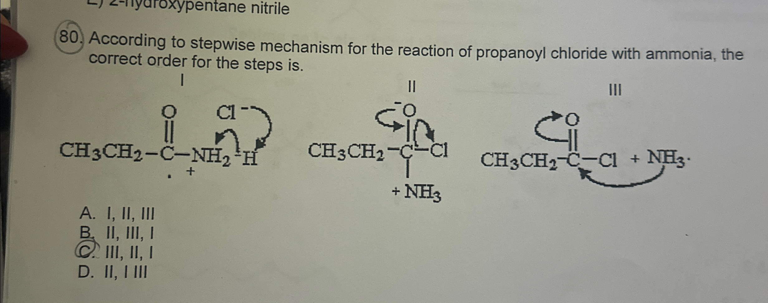Solved According to stepwise mechanism for the reaction of | Chegg.com