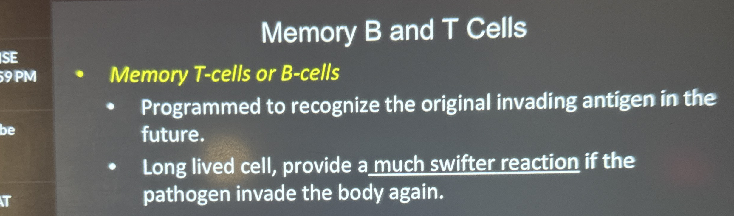 Solved Memory B and T CellsMemory T-cells or | Chegg.com