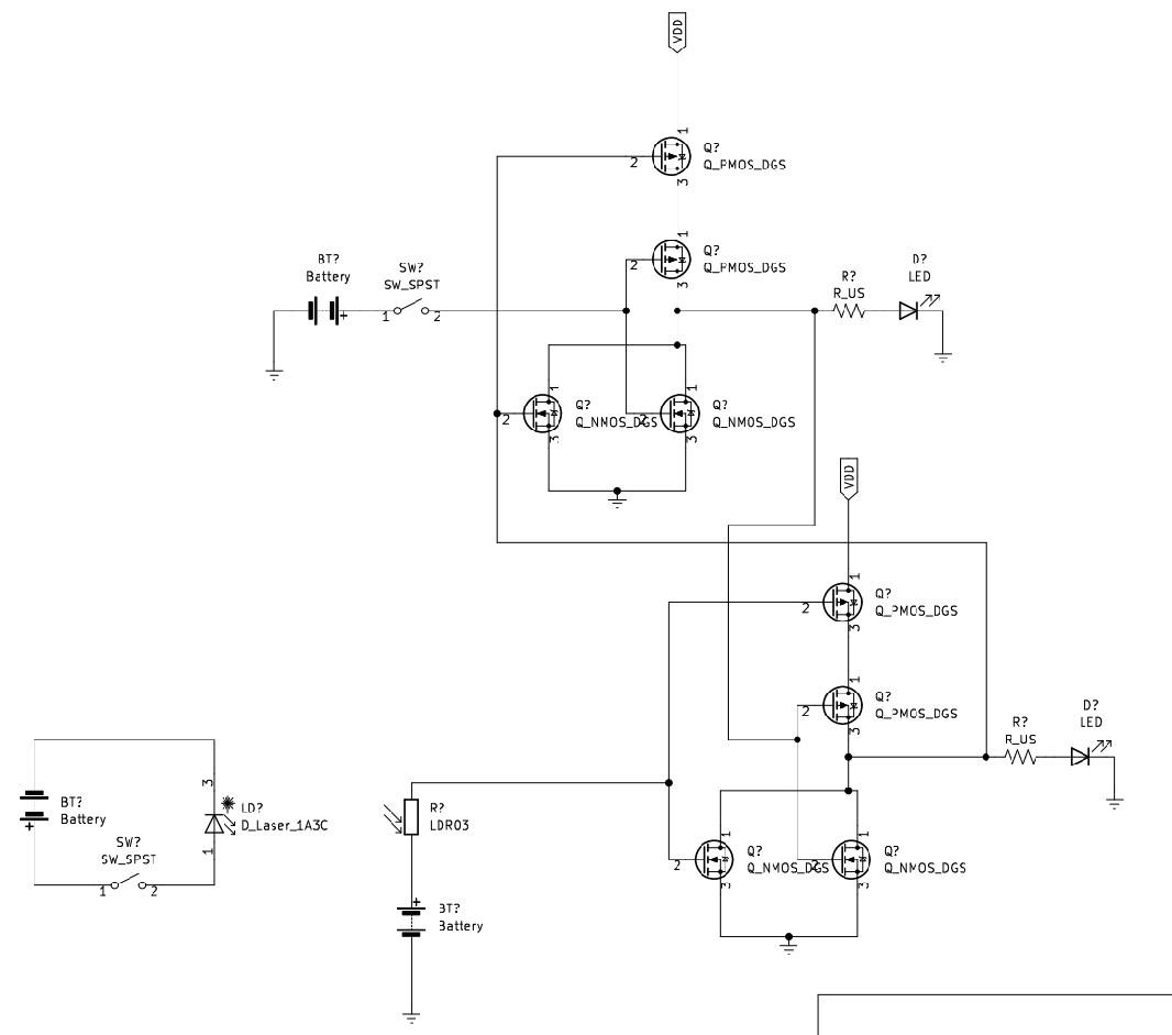 a circuit for an alarm system is given; the | Chegg.com