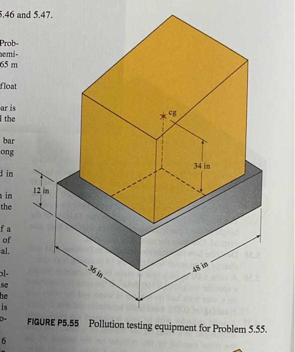 Solved .55 A platform is being designed to support some | Chegg.com