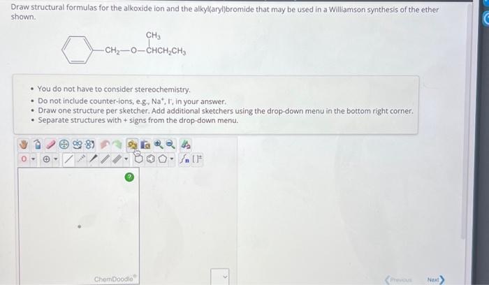 Solved Draw structural formulas for the products of the | Chegg.com