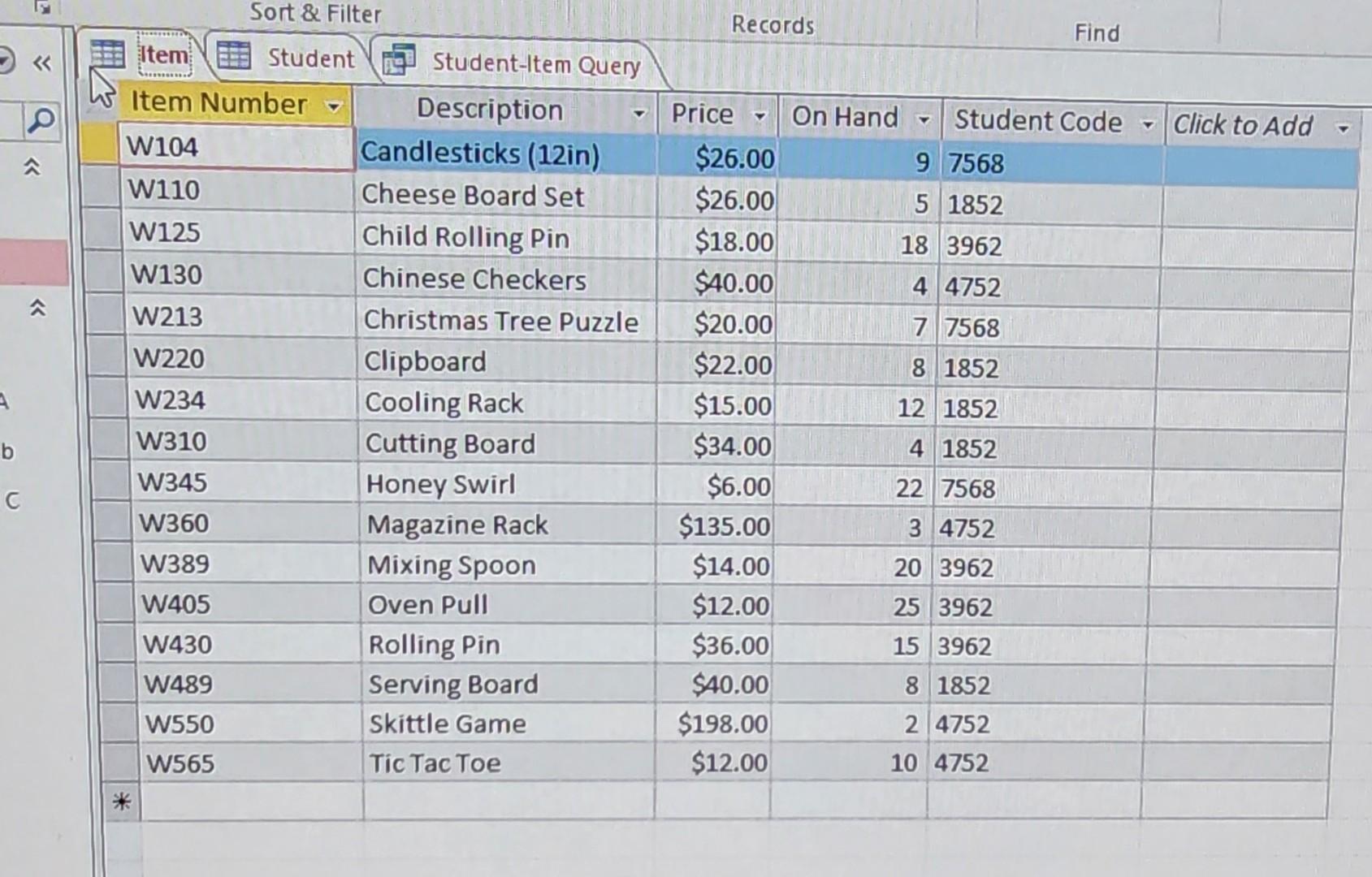 Solved 1: Querying the Craft Database Personal/Academic | Chegg.com
