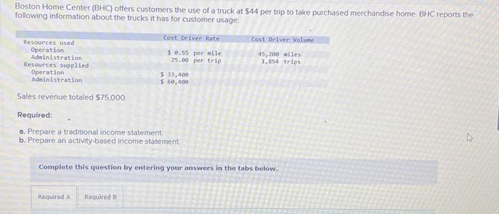 Solved a. Prepare a traditional income statement. b. Prepare | Chegg.com