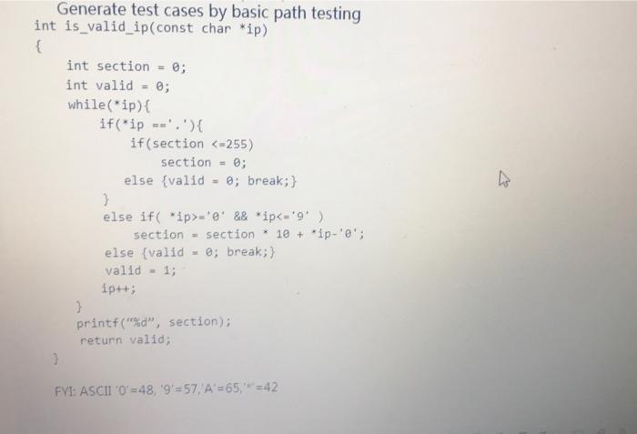Solved Generate Test Cases By Basic Path Testing Int 7452