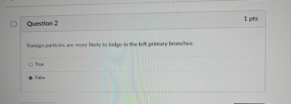 Solved Question 21 ﻿ptsForeign particles are more likely to | Chegg.com
