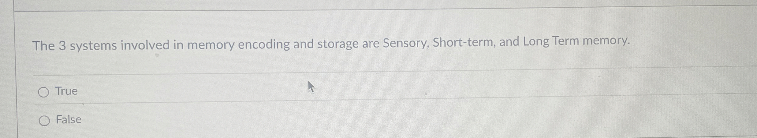 Solved The 3 ﻿systems involved in memory encoding and | Chegg.com