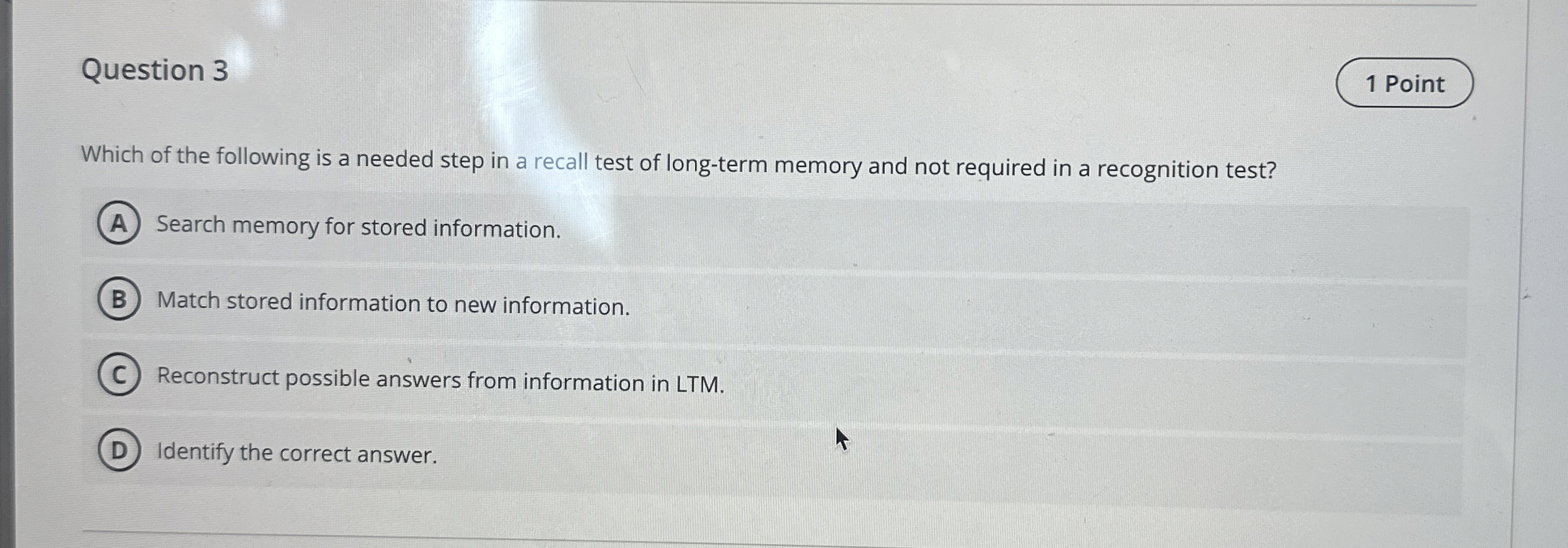Solved Question 3Which of the following is a needed step in | Chegg.com