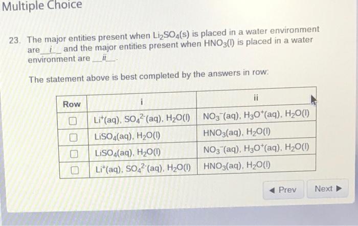 Solved Multiple Choice 23. The major entities present when | Chegg.com