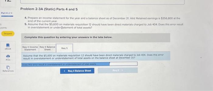 Solved Required information Problem 2-3A (Static) Computing | Chegg.com