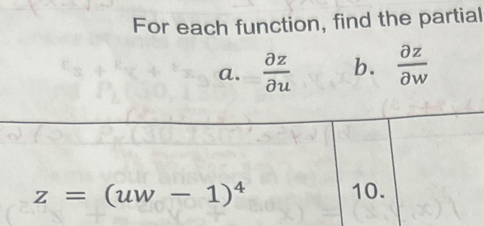Solved For each function, find the | Chegg.com