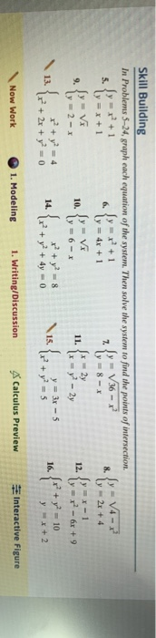 Solved Skill Building In Problems 5-24, graph each equation | Chegg.com
