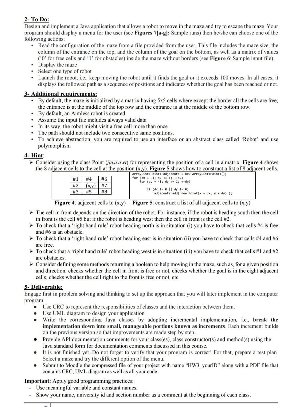 Solved The purpose of this assignment is to practice OOP | Chegg.com