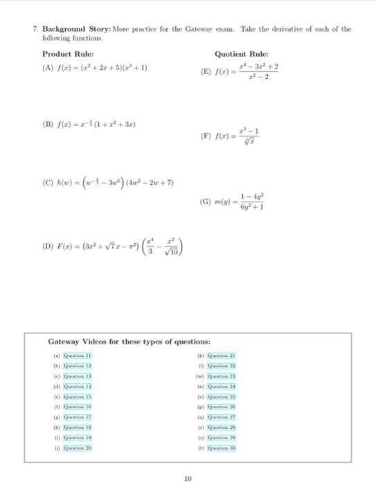 Solved 7. Background Story: More practice for the Gateway | Chegg.com