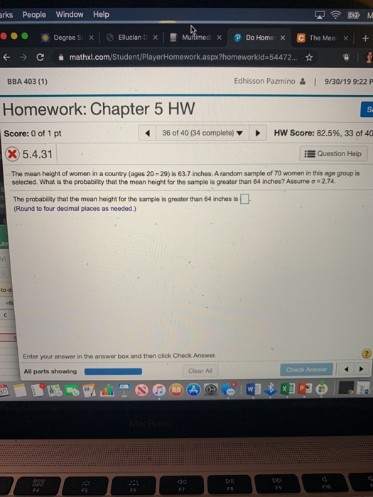 Solved arks People Window Help Degree S X Ellucian D x | Chegg.com